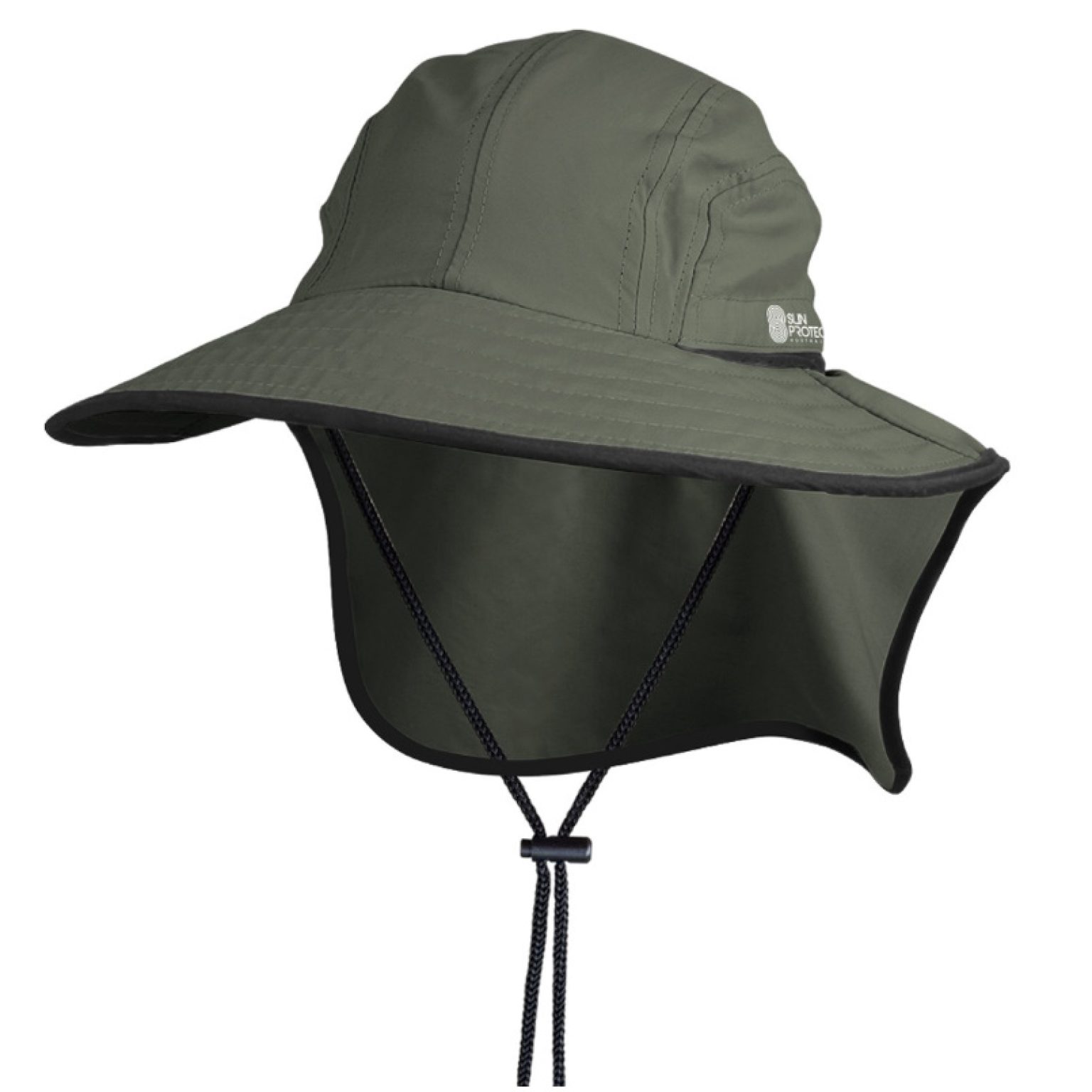 Sun Protection Australia Flap Hat Green – Lone Dingo